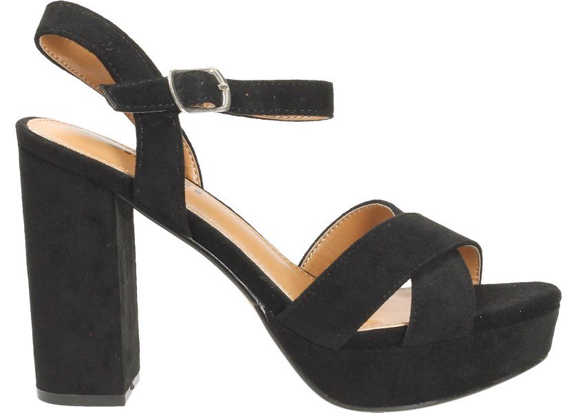 Refresh Sandały 69535 40 Black Microfiber Ladies Sandal - Refresh ...