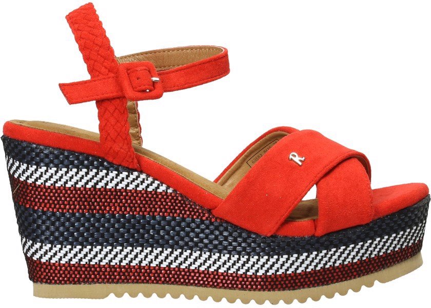 Refresh Sandały 69583 40 Red Microfiber Ladies Sandals - Refresh ...