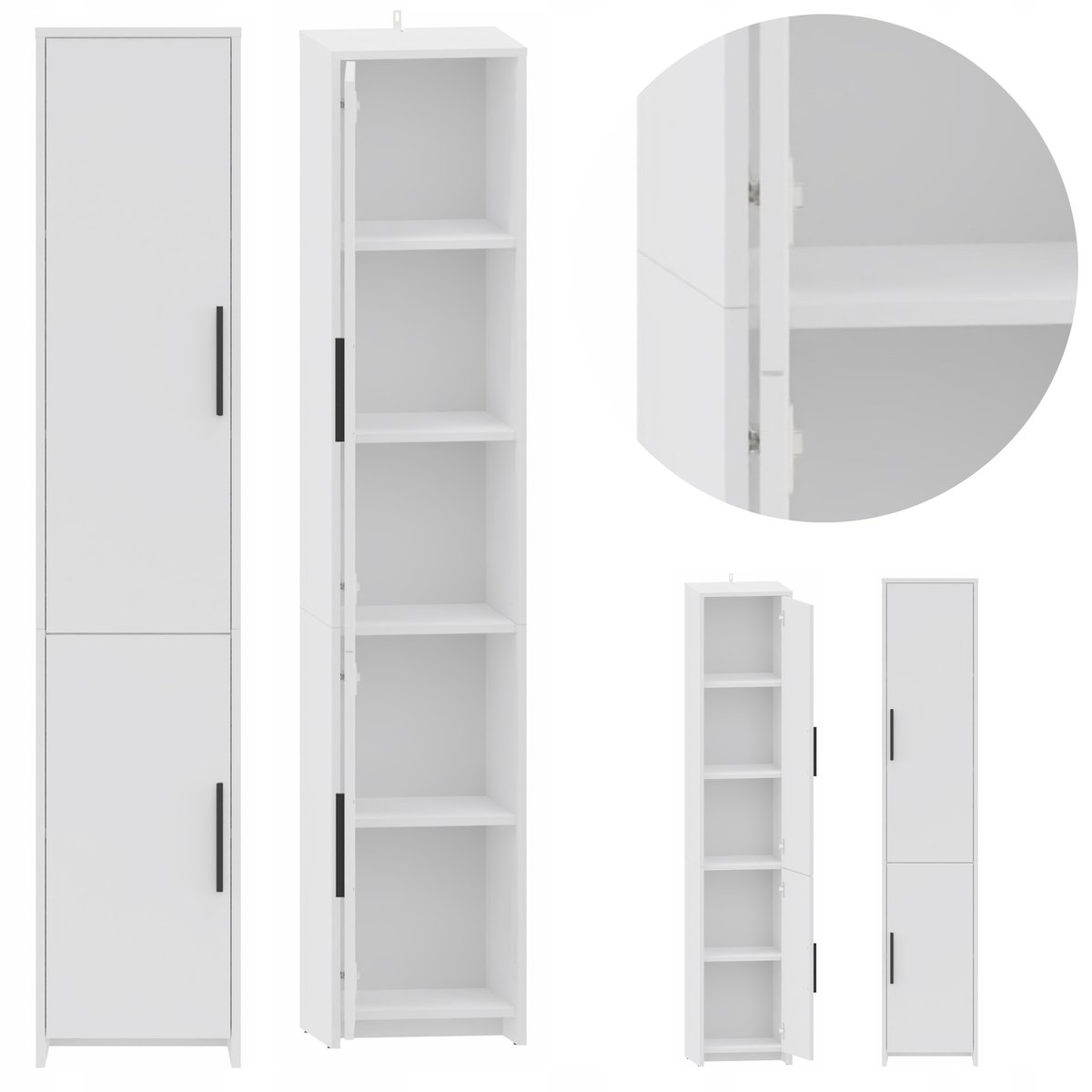 Regał ALTIVO REG 36 2D biały zamknięty duża szafa książki segregatory biuro - MATKAM | Sklep ...