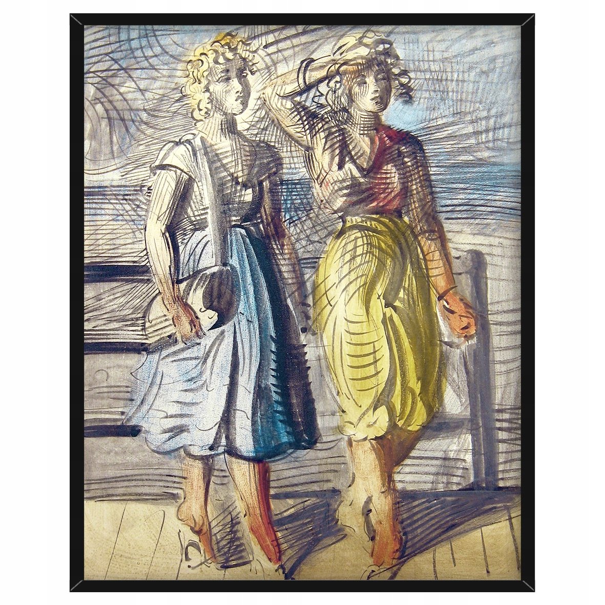 Reginald Marsh Dwie kobiety 50x40 - Inna marka | Sklep EMPIK.COM