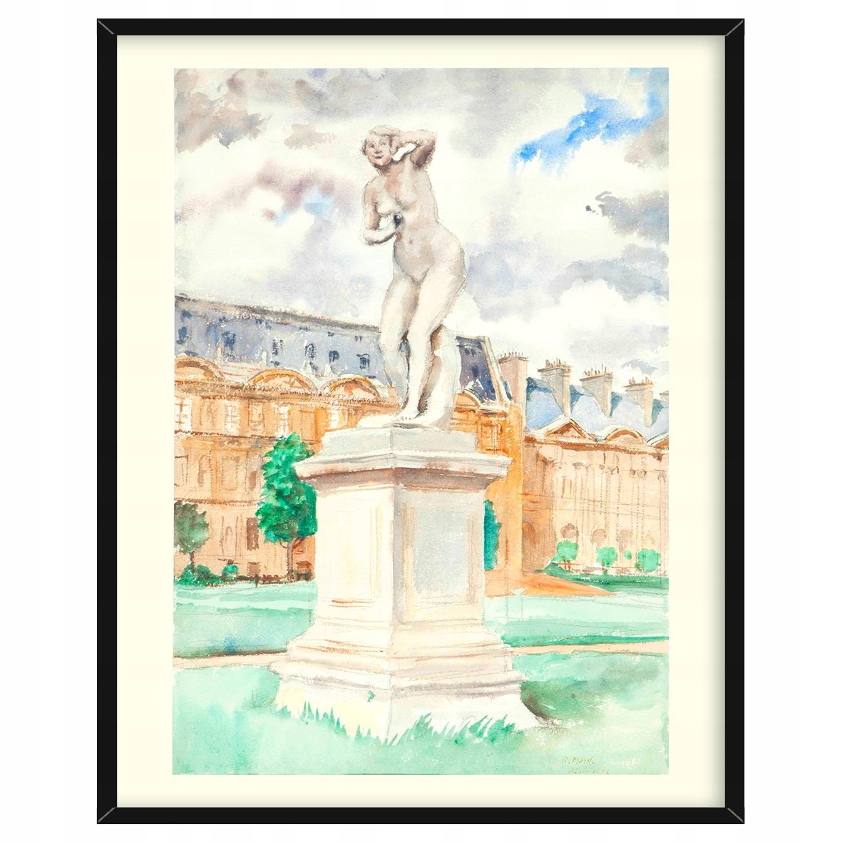 Reginald Marsh Ogród luksemburski Paryż OBRAZ 50x40 - Inna marka ...