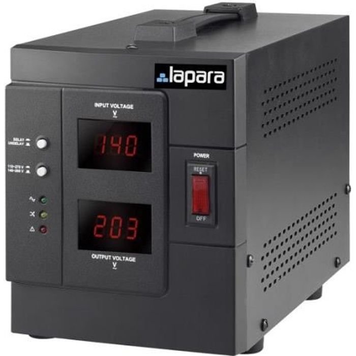 Regulator napięcia - Lapara AVR 3000 VA - Moc 3000 VA / 2400 W, Chroni ...