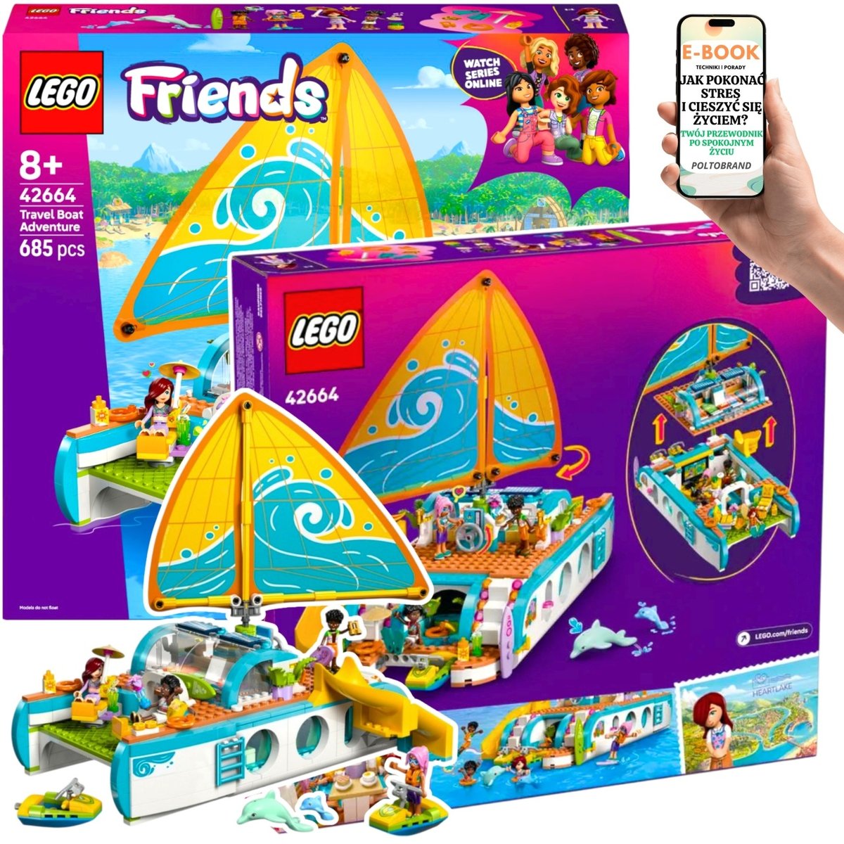 Rejs Marzeń z LEGO® Friends Zestaw (42664) Łódź z Przyjaciółmi ...