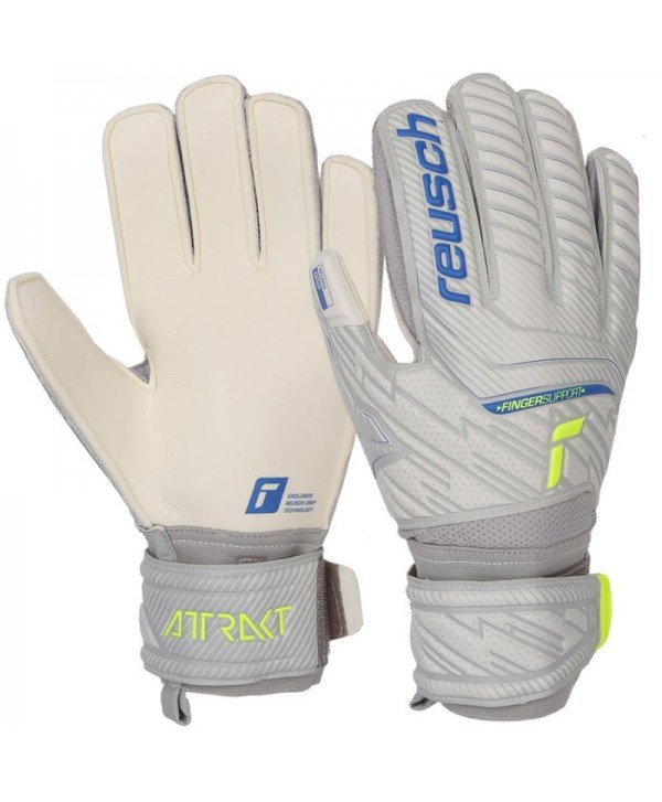 Rękawice Bramkarskie Reusch Attrakt Grip Evolution Finger Support M 52 70 810 6016, Rozmiar: 8,5 ...