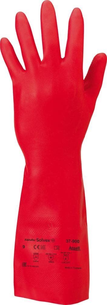 Rękawice chemiczne AlphaTec 37-900, rozmiar 10 Ansell (12 par) - Inna ...