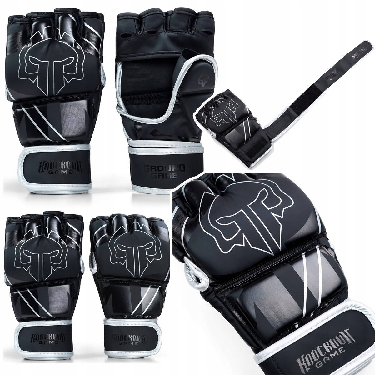 Rękawice Treningowe Mma Ground Game Logo 3.0 Czarne R. L/Xl - Ground ...