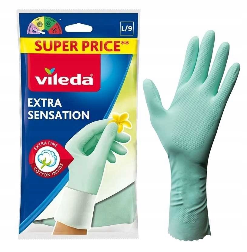 Rękawice Vileda Extra Sensation "L" - Vileda | Sklep EMPIK.COM