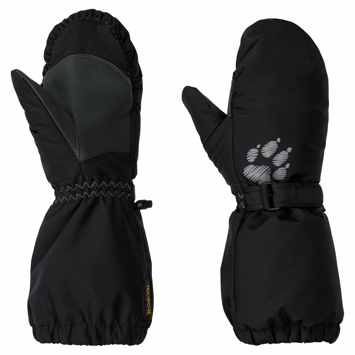 Rękawiczki Dziecięce Jack Wolfskin Texapore Mitten Kids Black 104 ...