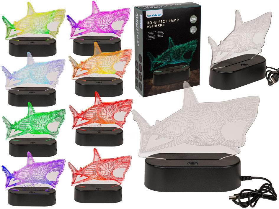 REKIN 3D, Lampka LED zmieniająca kolory - Kemis - House of Gadgets ...