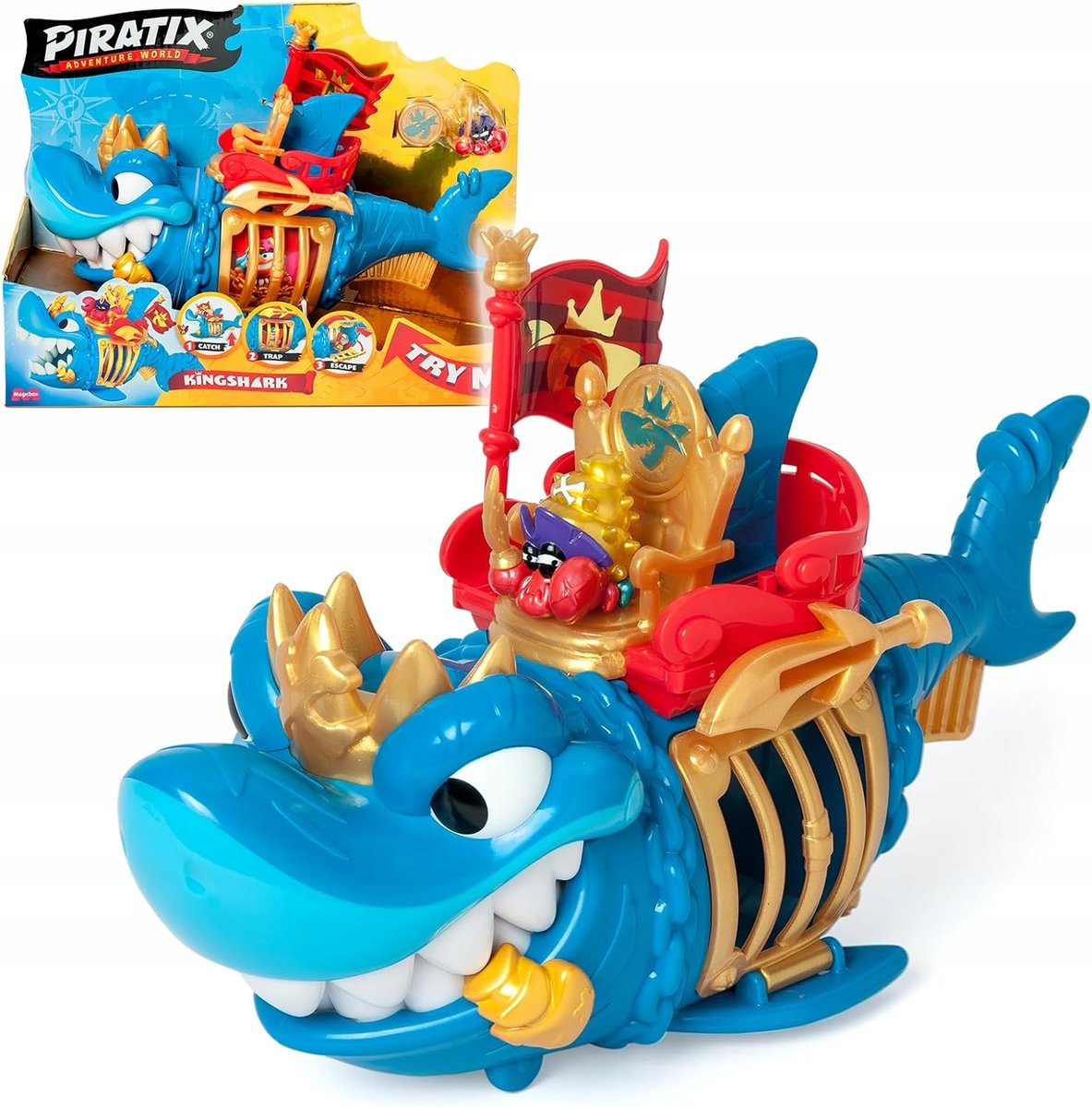 REKIN MAGICBOX - PIRATIX - SERIA GOLDEN TREASURE - KING SHARK Figurki - Inna marka | Sklep EMPIK.COM
