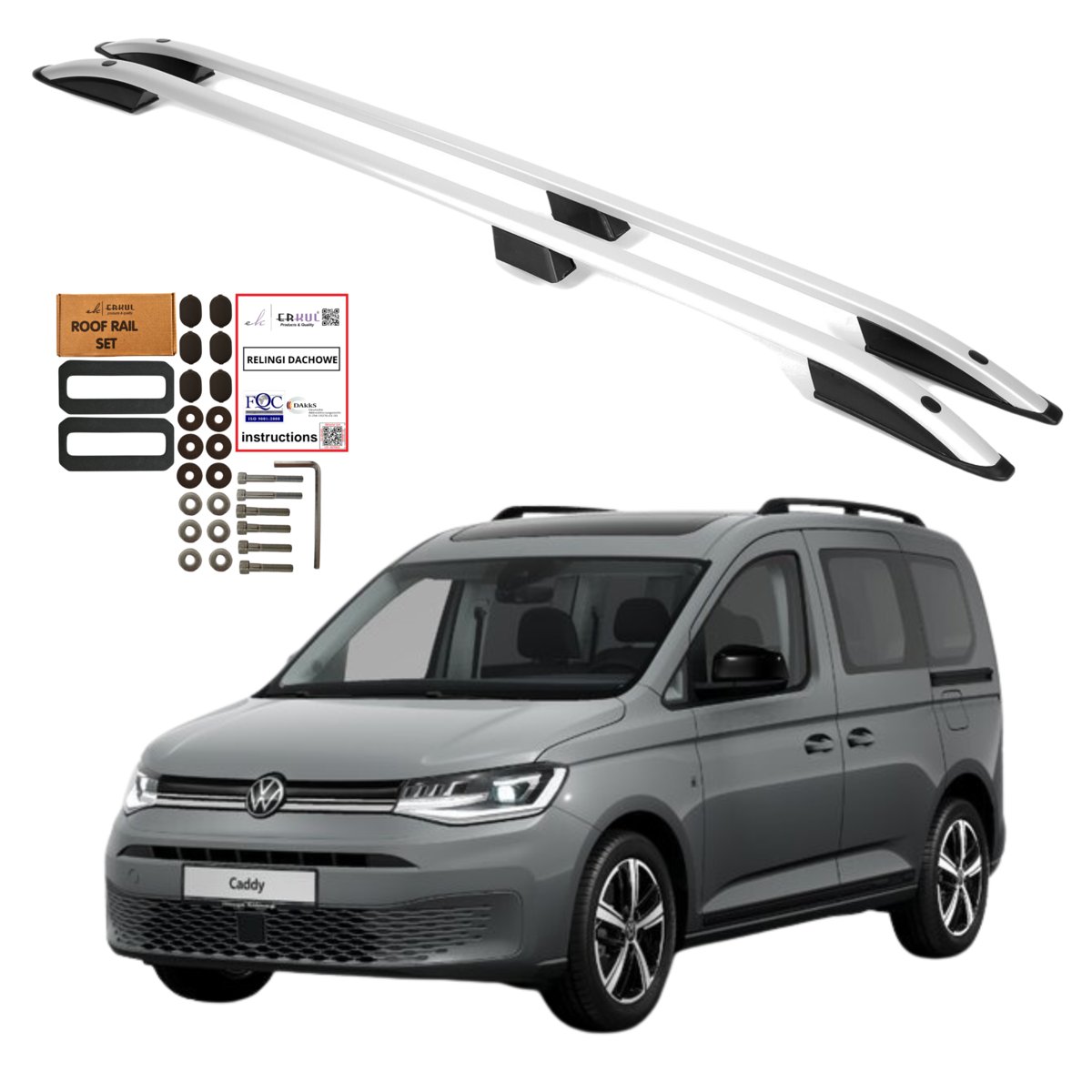 Relingi dachowe VOLKSWAGEN CADDY FORD TRANSIT CONNECT LONG 2020 ...
