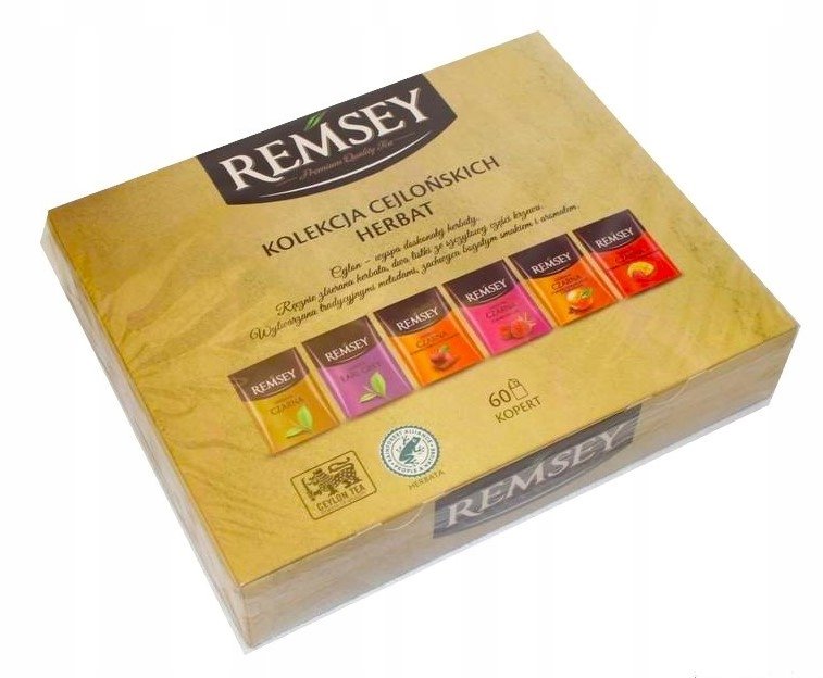 Remsey Kolekcja cejlońskich herbat 60 sztuk 117,5g - Remsey | Sklep ...