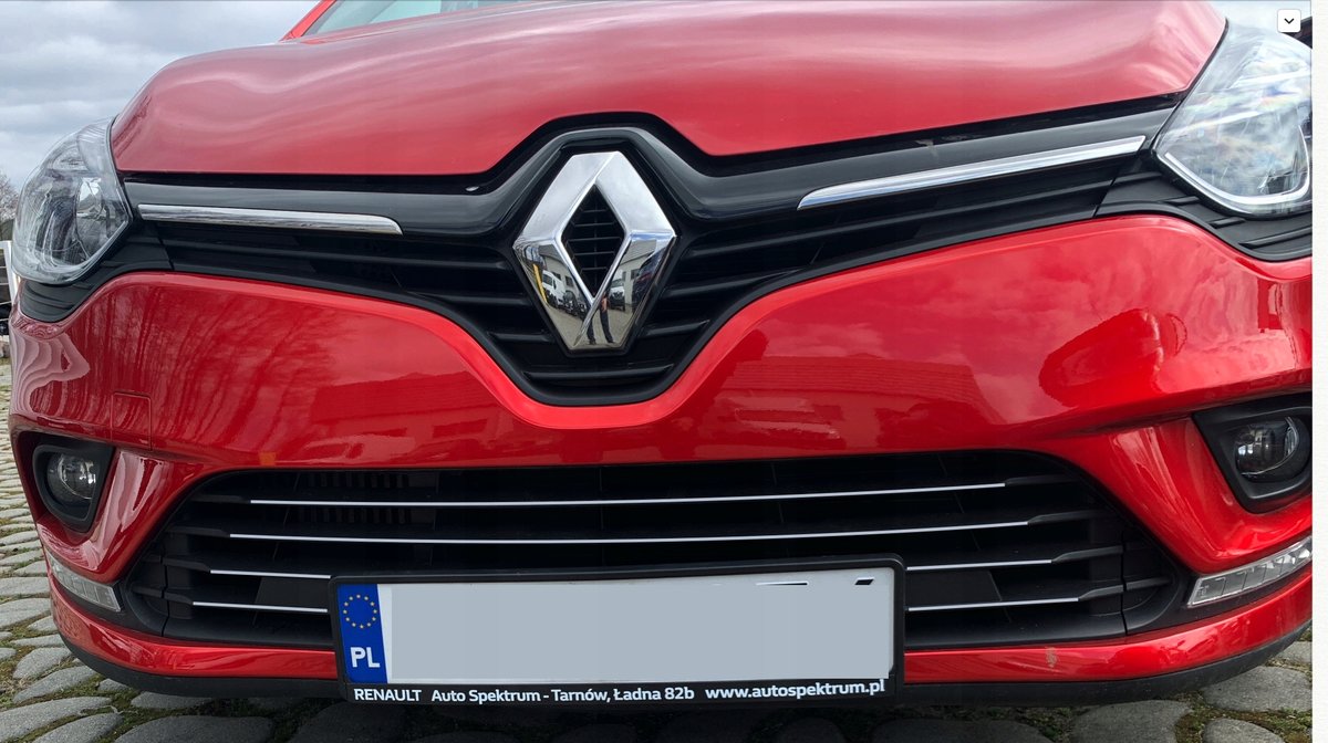 Renault CLIO IV - Listwy CHROM atrapa na grill - Martig | Motoryzacja EMPIK