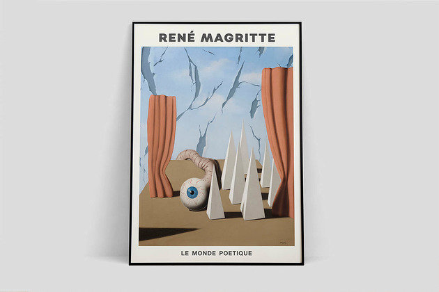 Rene Magritte - Exhibition Poster - Atram | Sklep EMPIK.COM
