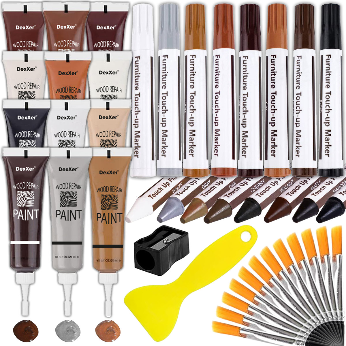 RENEW FORCE ZESTAW NAPRAWCZY DO PANELI RYS NAPRAWY MEBLI DREWNA DRZWI ...