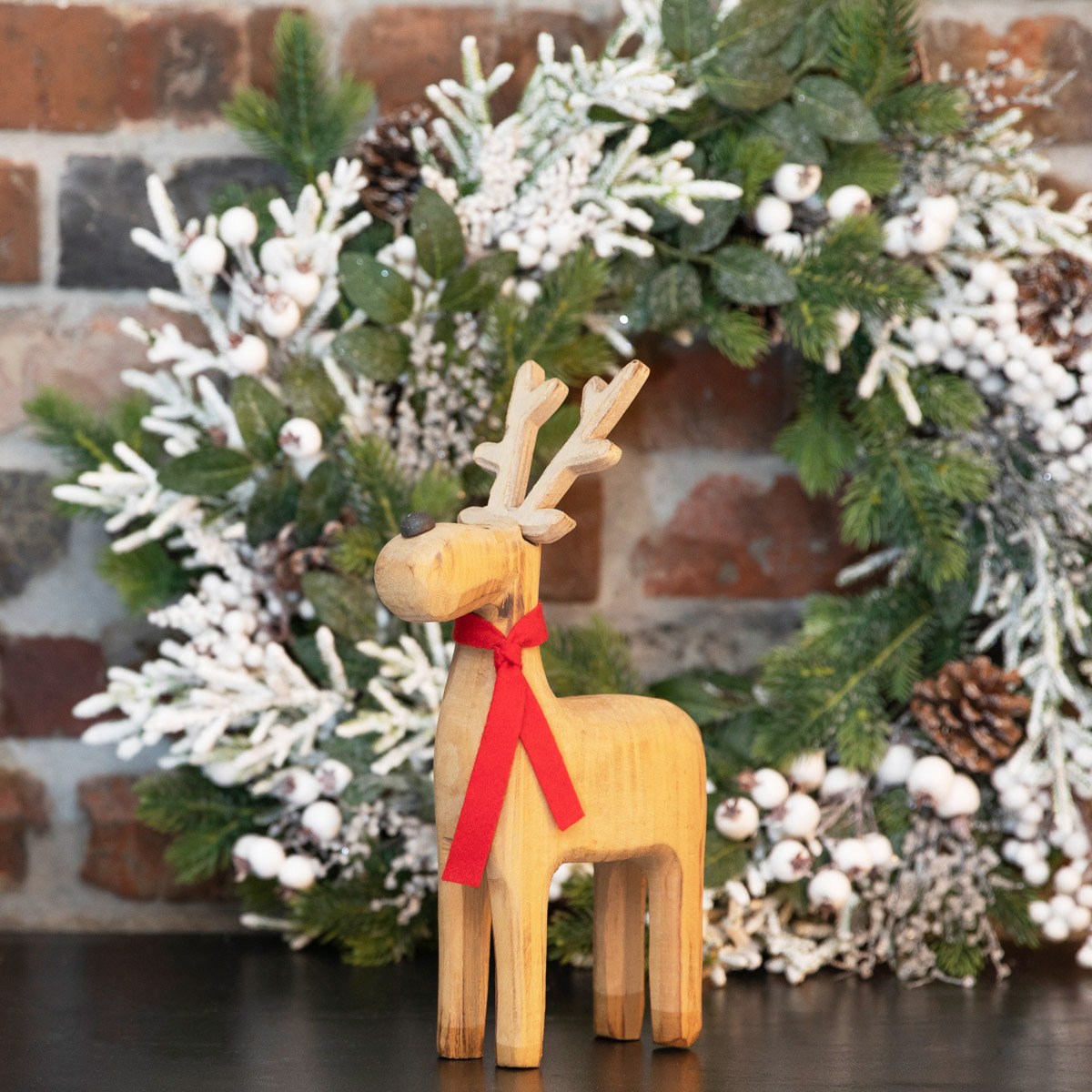 Renifer Dekoracja Świąteczna 27 cm Homla - Homla | Sklep EMPIK.COM