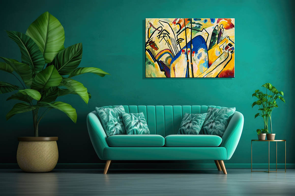 Reprodukcja obrazu obraz Composition 4 - Wassily Kandinsky 90x60 cm ...