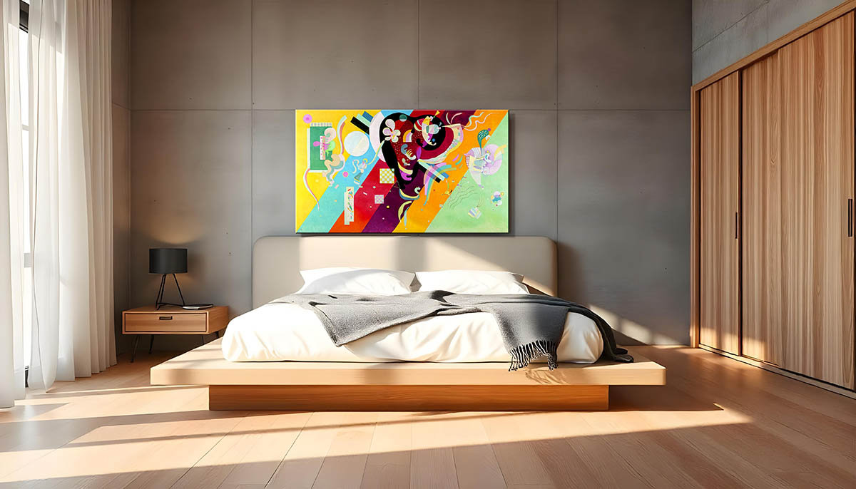 Reprodukcja obrazu obraz Composition IX- Wassily Kandinsky 90x50 cm ...
