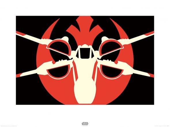 Reprodukcja PYRAMID POSTERS Star Wars The Force Awakens X-Wing, 80x60 ...