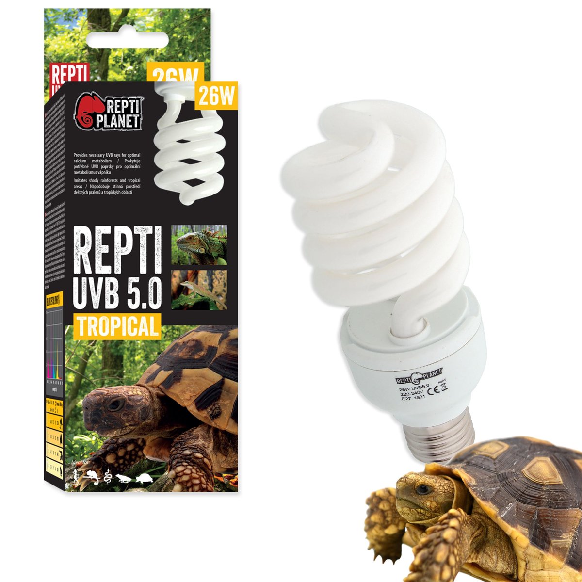 Repti Planet Żarówka Repti Uvb 5.0 26W - Repti Planet | Sklep EMPIK.COM