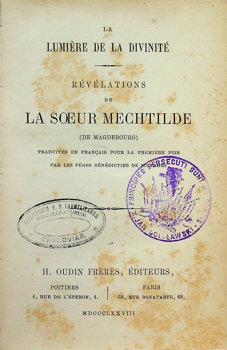 Revelations de la soeur Mechtilde 1978r - W opisie | Książka w Empik