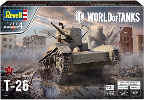 Revell 03505 T-26 Wot World Of Tanks 1:35 - Inna marka | Sklep EMPIK.COM