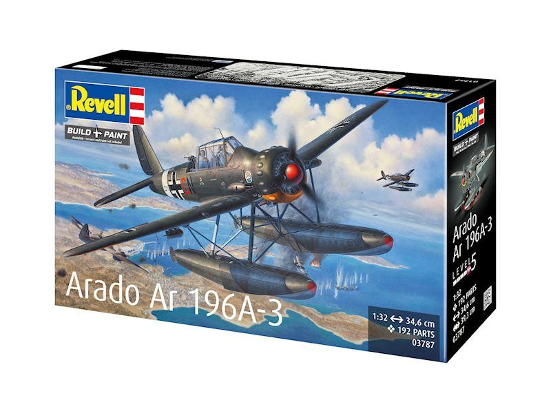 REVELL 03787 - Arado Ar196A-3 Seaplane - Revell | Sklep EMPIK.COM