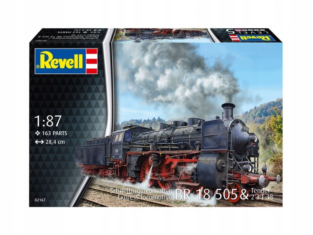 REVELL Model do sklejania Lokomotywa Express Locomotive BR18 1/87 ...