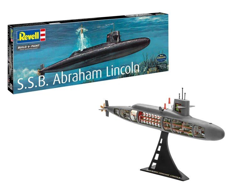 Revell Model Plastikowy Statek S.s.b. Abraham Lincoln W/In 1/253 ...