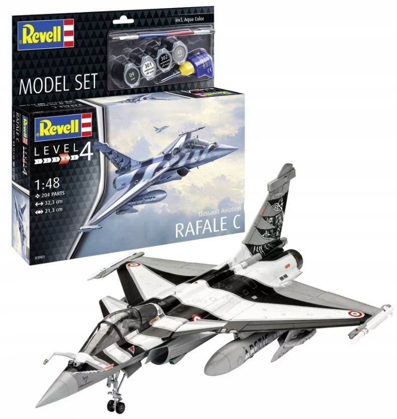 Revell Samolot do sklejania MODEL SET 1:48 63901 Dassault Aviation ...
