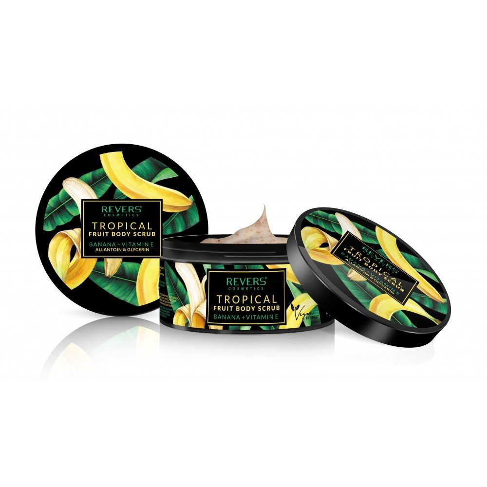 REVERS Tropical Fruit Body Scrub Peeling do ciała - Banan+Witamina E ...