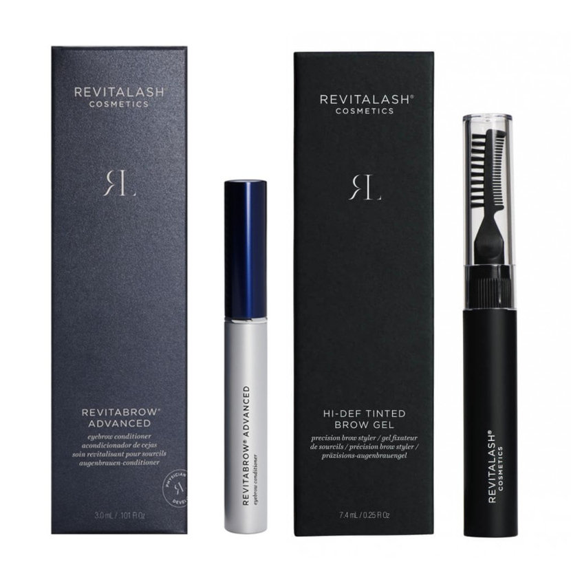 RevitaLash RevitaBrow and Hi-Def Tinted Brow | Zestaw do brwi: odżywka do brwi 3ml ...