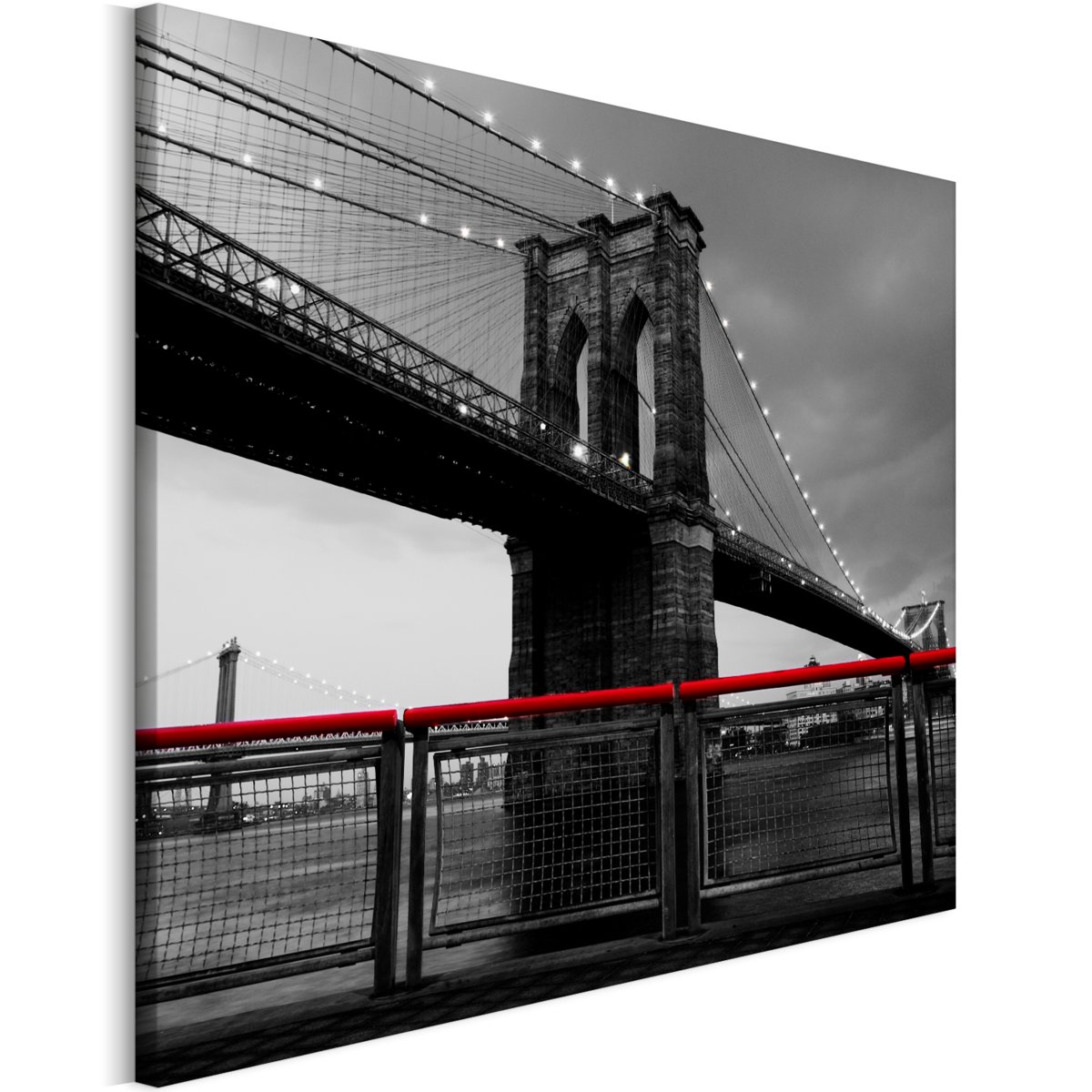 Revolio 45x30 cm Obraz na płótnie Szary Czerwony - Revolio | Sklep ...