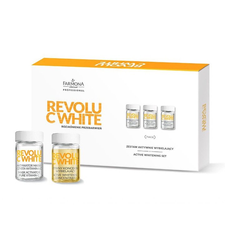 REVOLU c WHITE Zestaw aktywnie wybielający | Sklep EMPIK.COM
