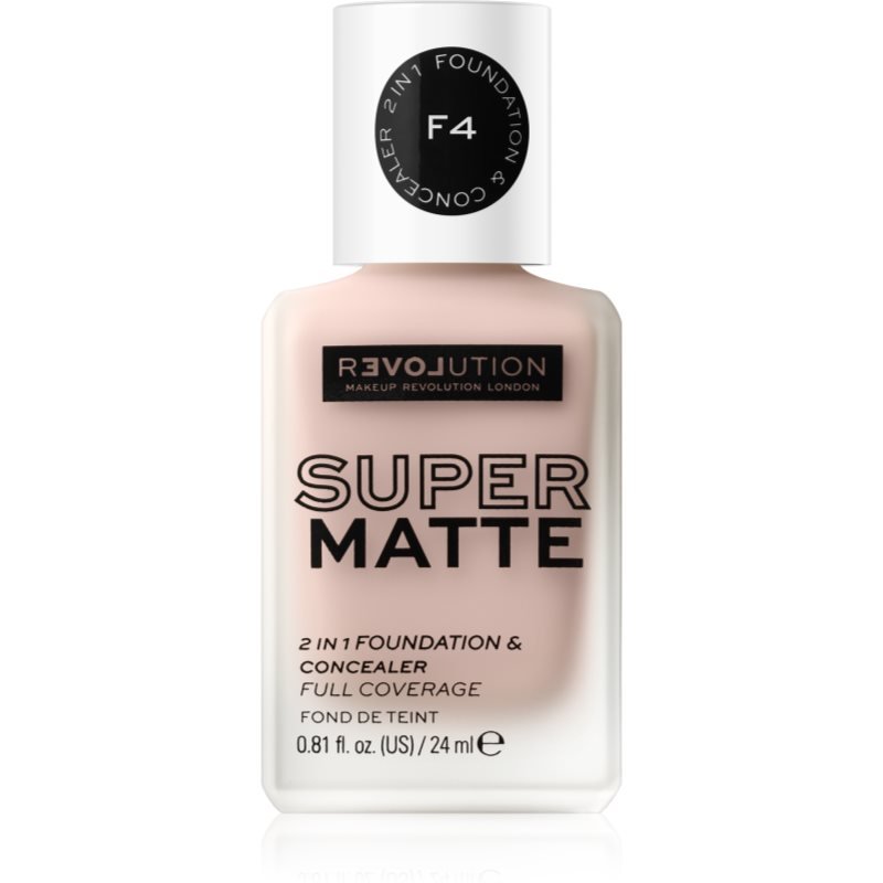 Revolution Relove Super Matte Foundation podkład o długotrwałym ...