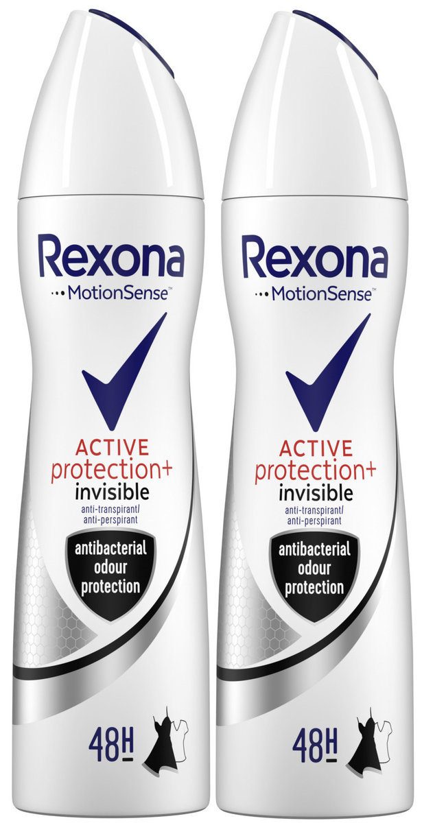 Rexona Active Invisible, Antyperspirant, 2 x 150ml | Sklep EMPIK.COM