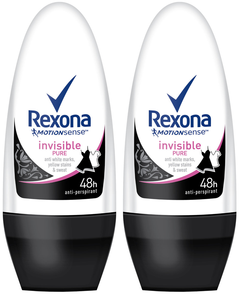 Rexona Invisible Antyperspirant Damski Roll on x2 | Sklep EMPIK.COM