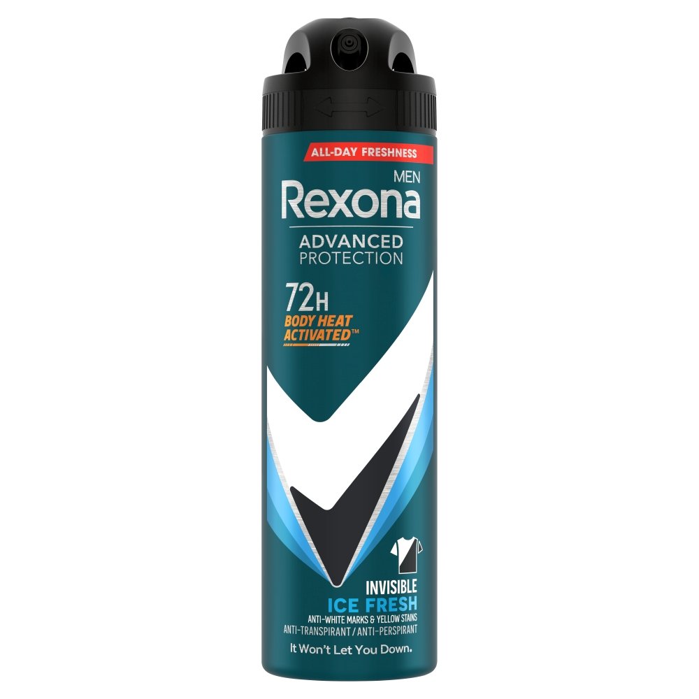 Rexona Men Advanced Protect Invisible Ice Fresh Antyperspirant Spray ...