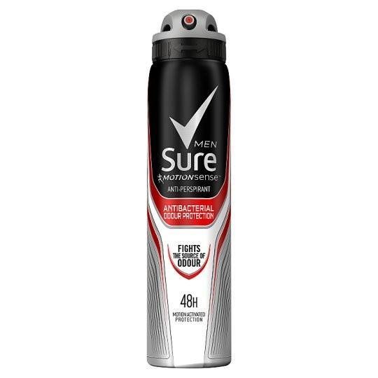 Rexona Sure Men Antyperspirant Antibacterial, 250ml | Sklep EMPIK.COM