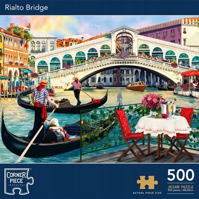 Rialto Bridge 500 Piece Jigsaw Puzzle - Jigsaw | Sklep EMPIK.COM