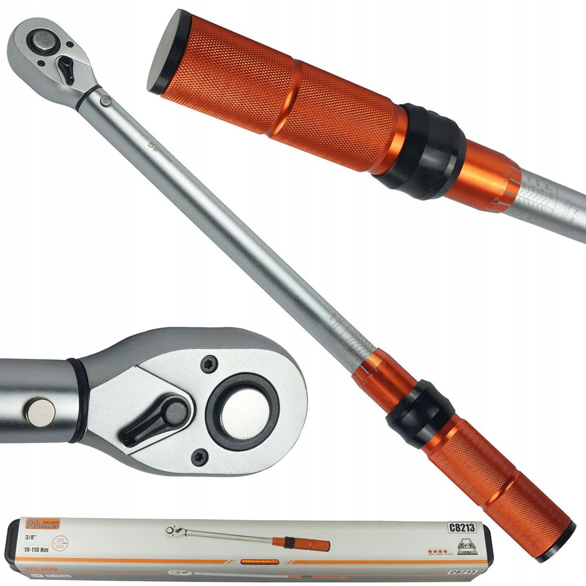 Richmann Klucz Dynamometryczny Dwukierunkowy 19-110Nm 3/8 Kalibracja ...