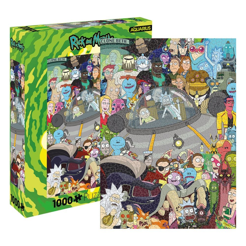 Rick and Morty Jigsaw Puzzle Group (1000 pieces) - Inna marka | Sklep ...