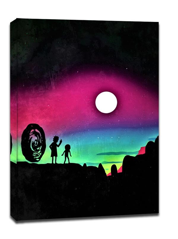 Rick and Morty Vintage Poster - obraz na płótnie 70x100 cm - Galeria ...