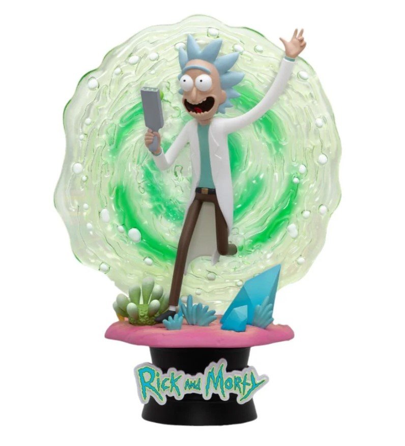 rick & morty d-stage pvc diorama rick 14 cm statuetka figurka licencja ...