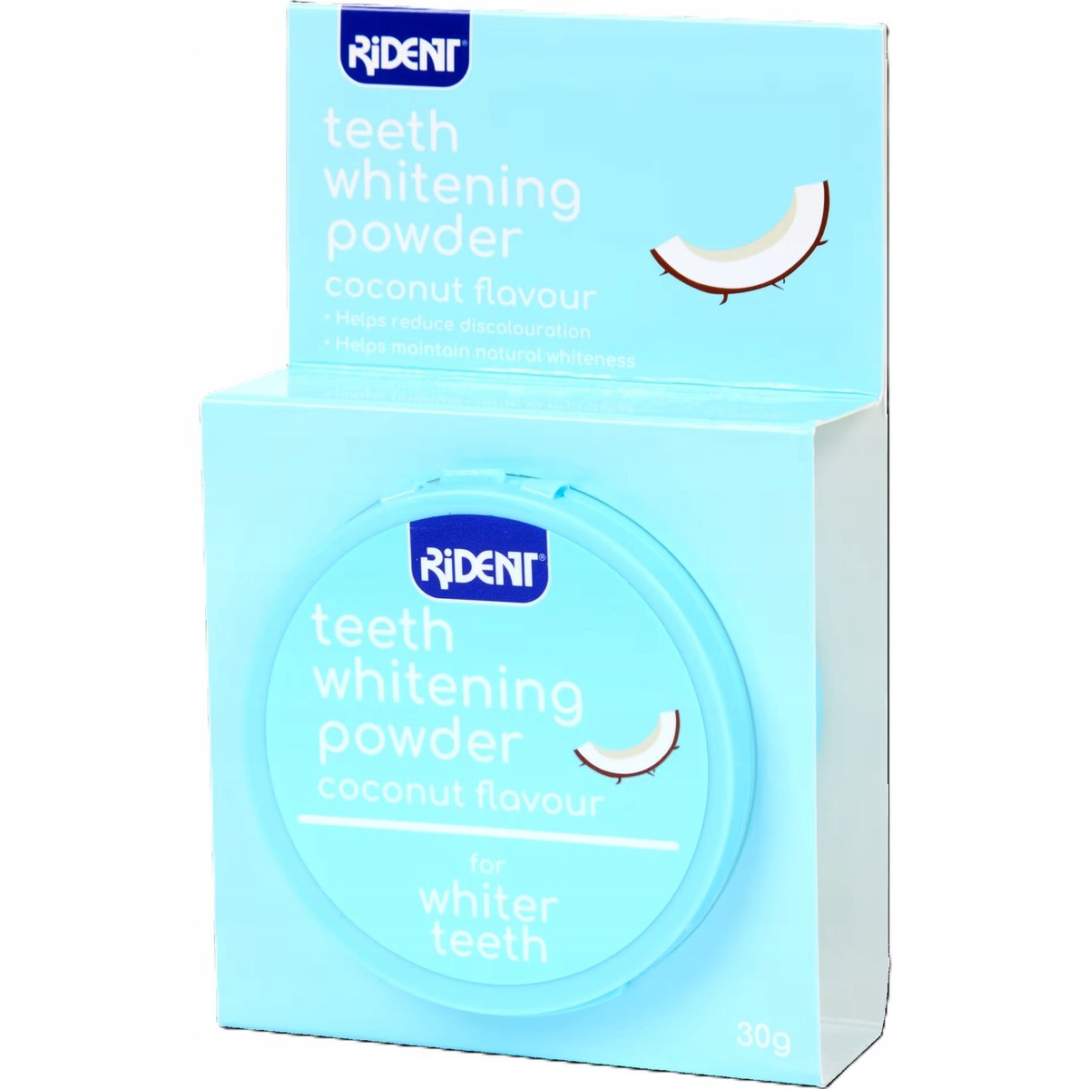 RIDENT Proszek do wybielania zębów 30 g - Coconut Flavour Kokosowy ...