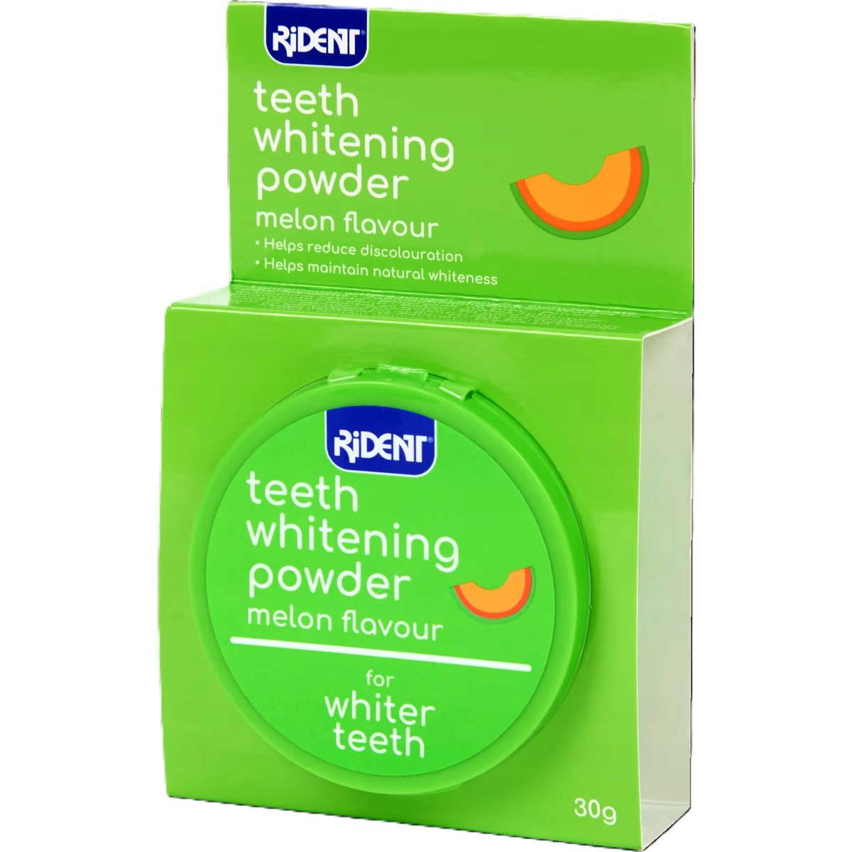 RIDENT Proszek do wybielania zębów 30 g - Melon Flavour Melonowy ...
