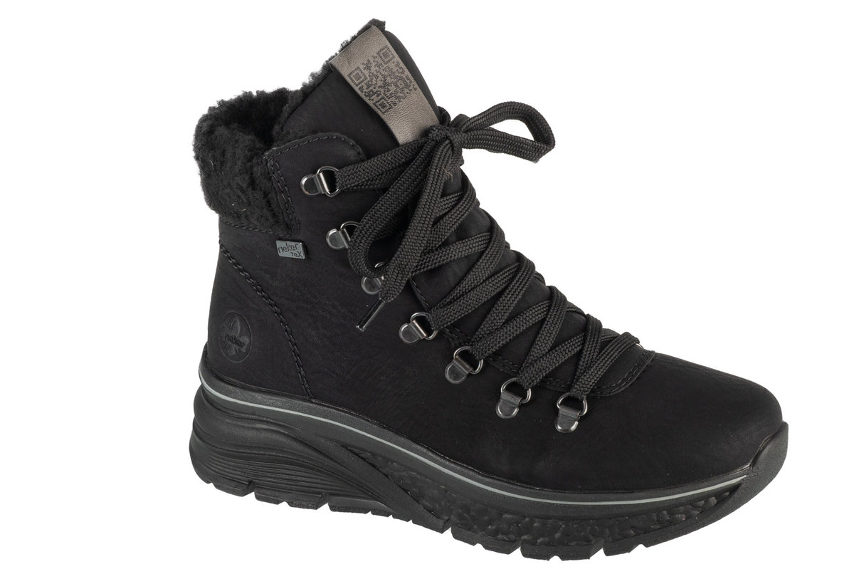 Rieker Booties 48034-00, Damskie, buty zimowe, Czarne - Rieker | Sport ...