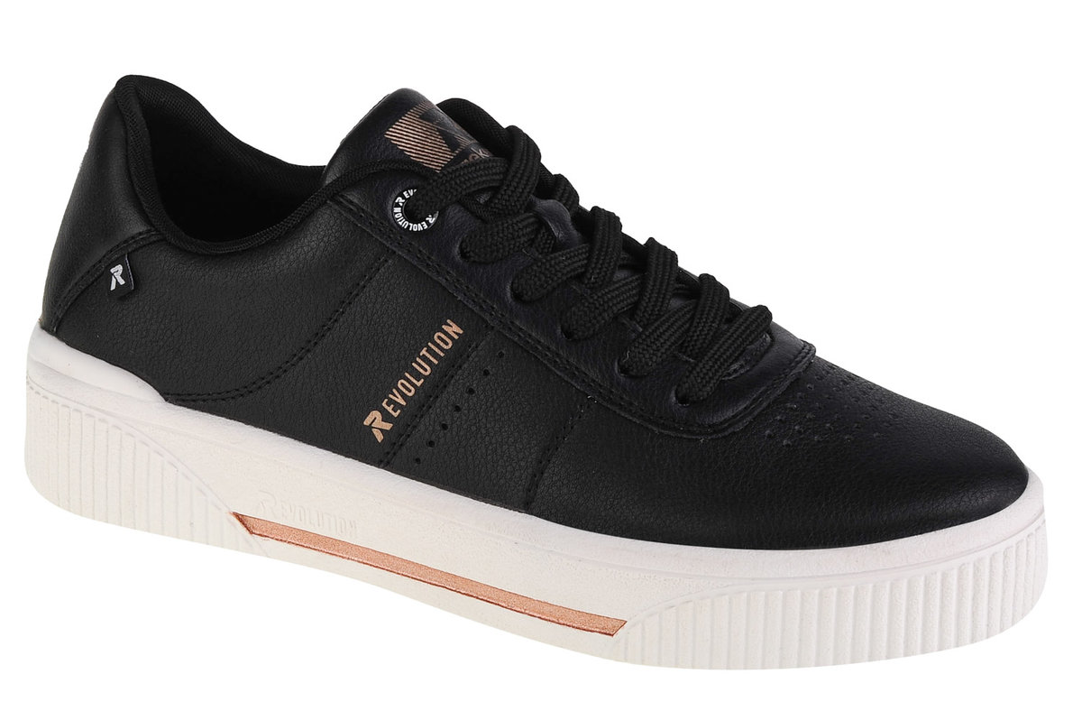 Rieker Evolution W0702-00, Damskie, buty sneakers, Czarne - Rieker ...