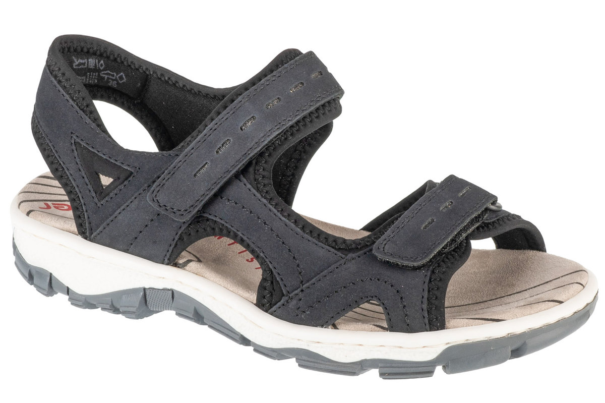Rieker Sandals 68866-14, Damskie, sandały, Granatowy - Rieker | Sport Sklep EMPIK.COM