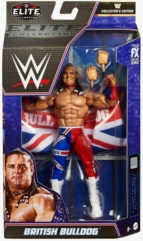 Ringside British Bulldog - figurka akcji WWE Elite 94 Toy Wrestling - Inna marka | Sklep EMPIK.COM